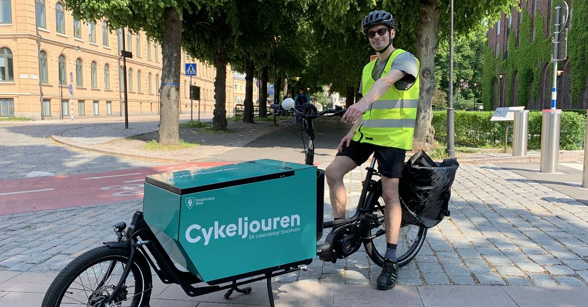 Ny jourpatrull ska laga cykelbanor i Stockholm | SVT Nyheter