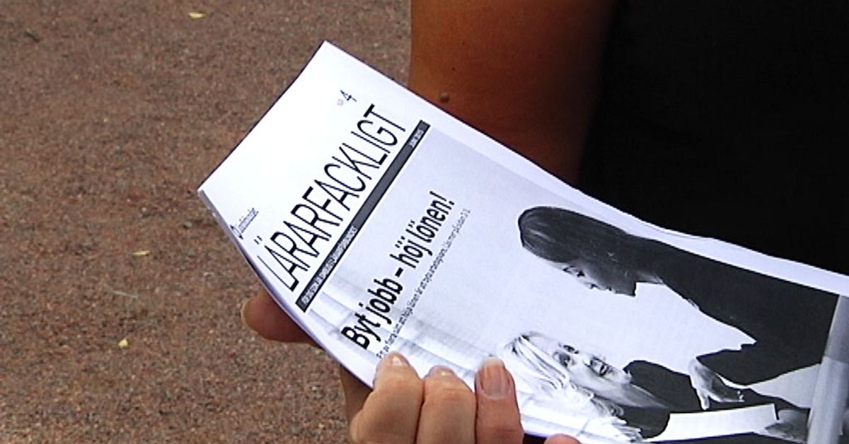 Lärarförbundet uppmanar medlemmar att byta jobb | SVT Nyheter