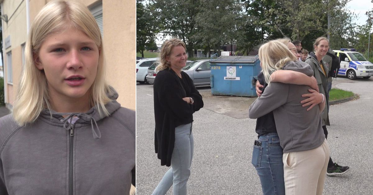 Alma, 14: ”Tänkte att vi skulle dö” | SVT Nyheter