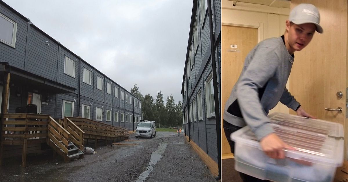 Här flyttar studenterna in i kritiserade modulerna i Skellefteå | SVT ...