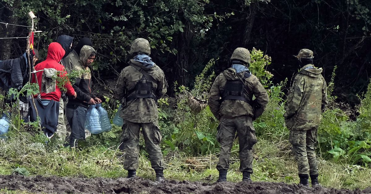 Kraftig ökning av polska militärer vid gränsen mot Belarus | SVT Nyheter