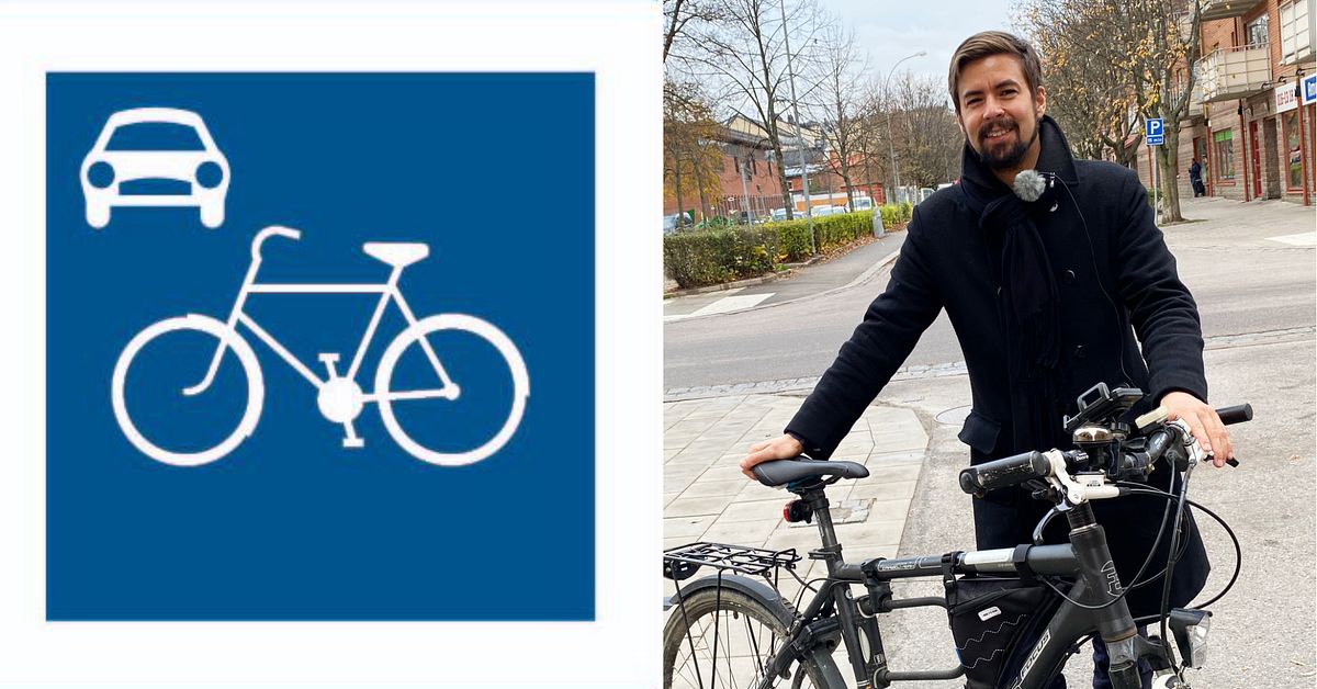 Så funkar nya cykelgatan i Eskilstuna – en av de första i landet | SVT ...