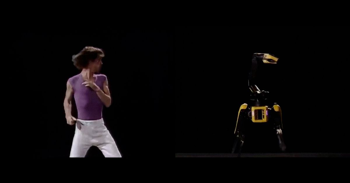 ”Start me up” – Se robothunden dansa som Jagger | SVT Nyheter
