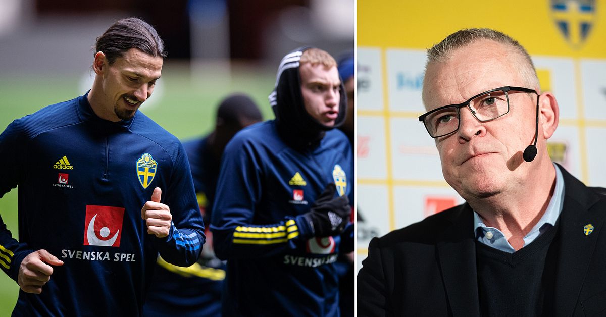 Fotboll: Janne Andersson öppnar för supertrion | SVT Sport