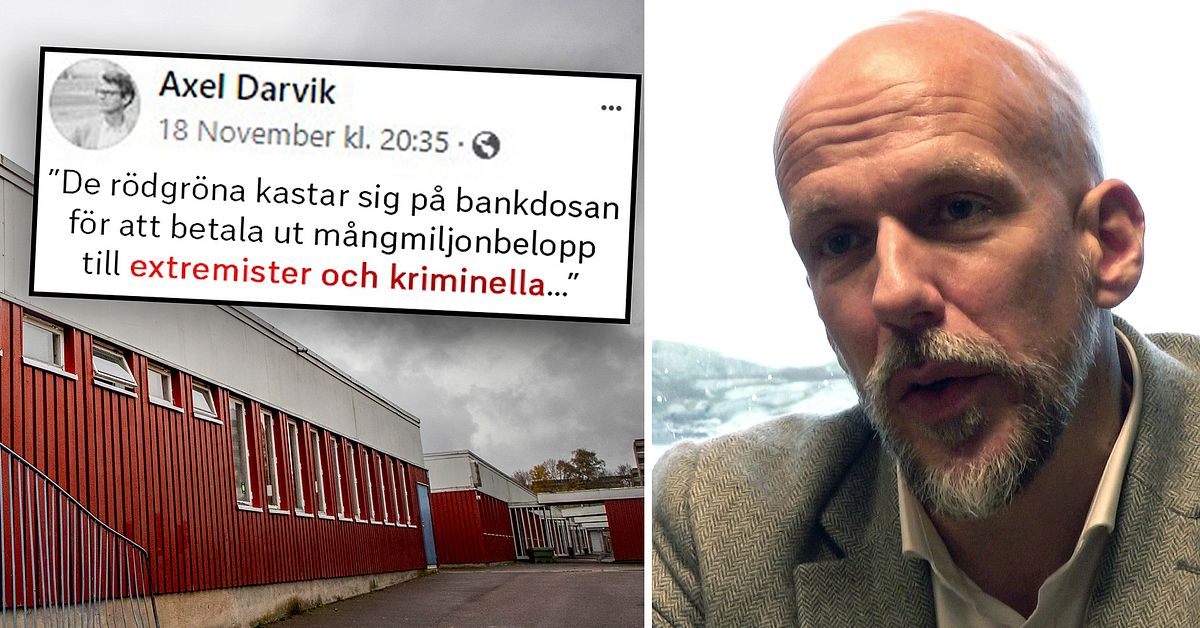 Römosseskolan Polisanmäler Axel Darvik L För Förtal Svt Nyheter