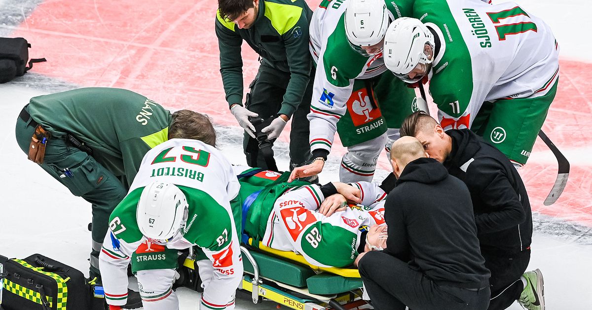 Ishockey: Anton Bengtsson drabbad av hjärnskakning | SVT Sport