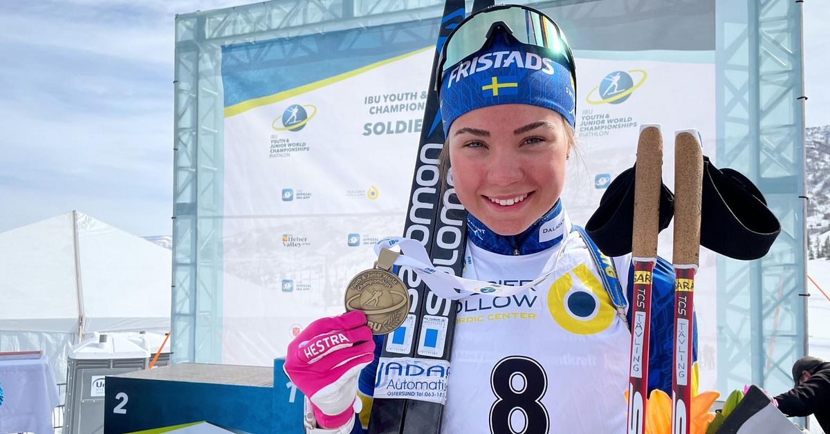 Skidskytte: Ny medalj för Sara Andersson på JVM | SVT Sport