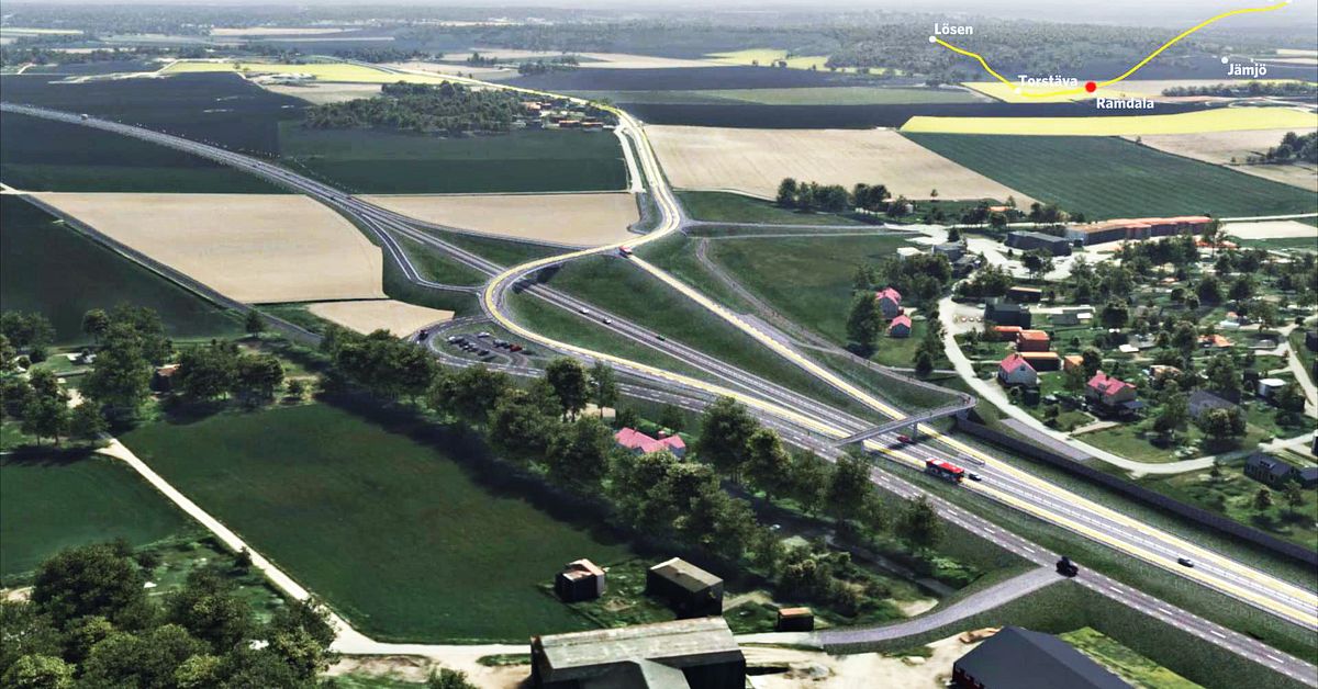 Karta: Så blir nya E22 mellan Lösen och Jämjö | SVT Nyheter