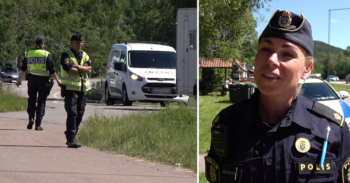 Högtryck På Vägarna I Helgen Polisen ”det Viktiga är Att Vi Syns