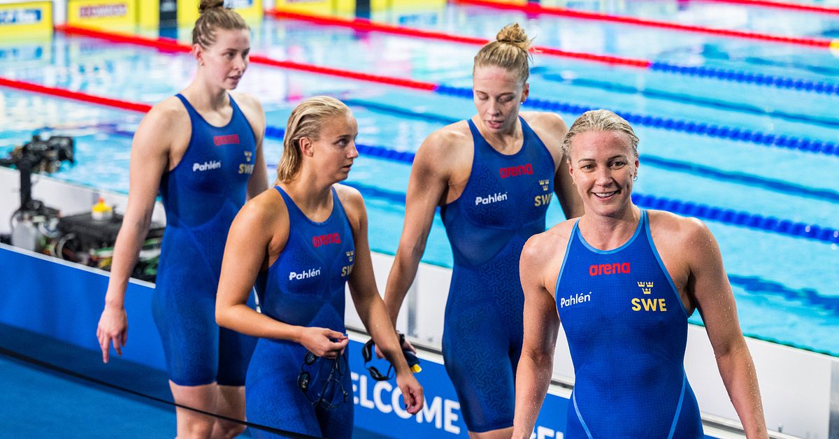 Simning: Svenska medleylaget slutade fyra – USA överlägsen segrare ...