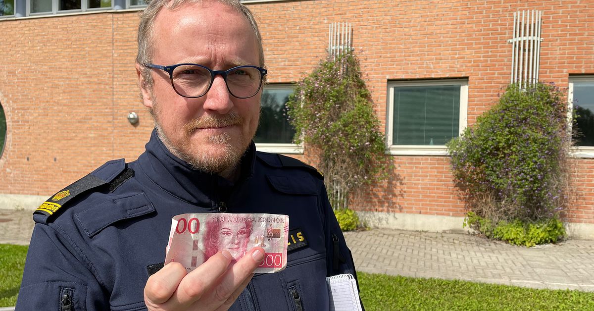 Polisen varnar för falska 500-lappar i norra Sverige | SVT Nyheter