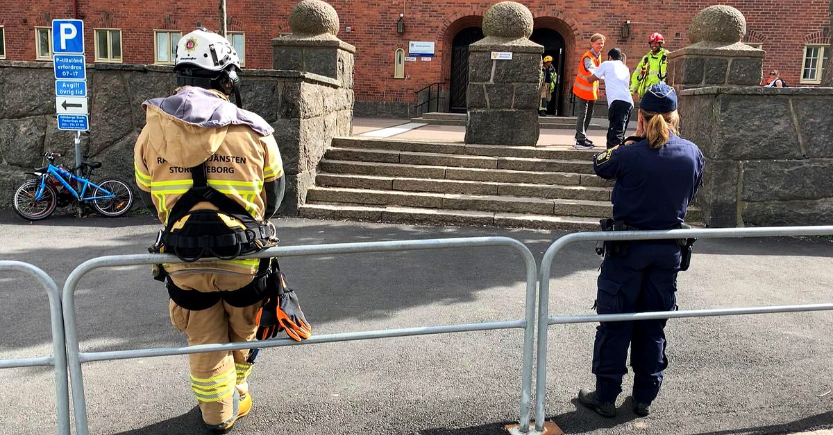 Rambergsskolan utrymd efter misstänkt utsläpp | SVT Nyheter