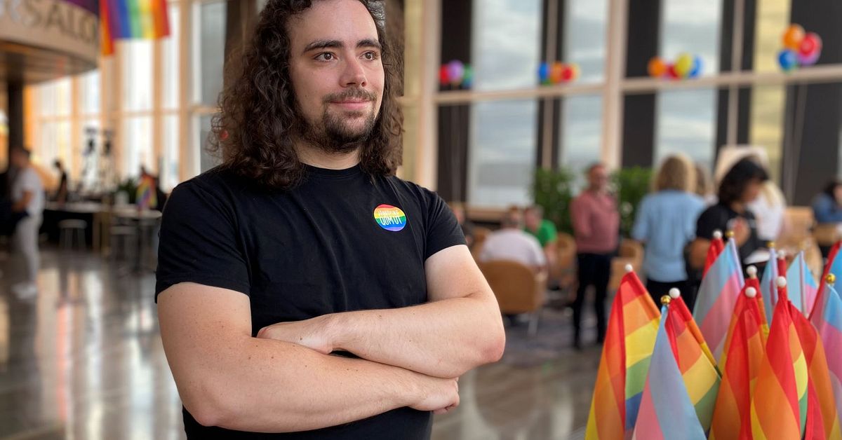 Qom ut i Jönköping laddar för pridevecka | SVT Nyheter