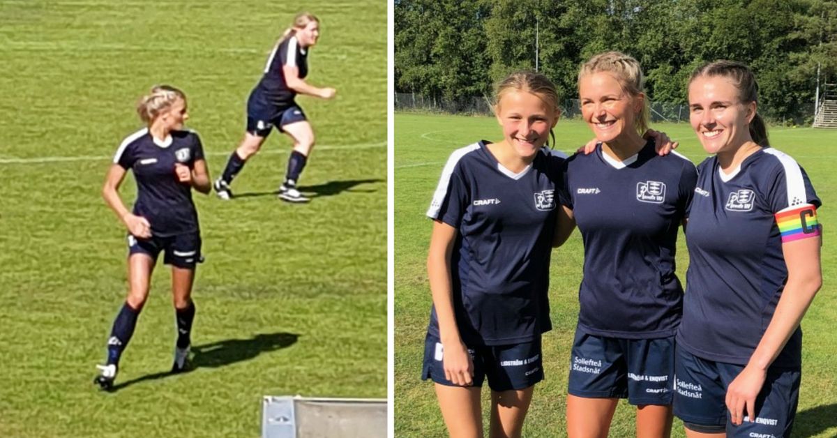Fotboll: Frida Karlssons ovanliga försäsongsträning | SVT Sport