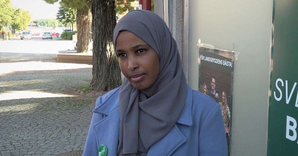 Nasteho Mohamed (C) tillbaka i kampanjandet efter dödshotet i Borlänge ...