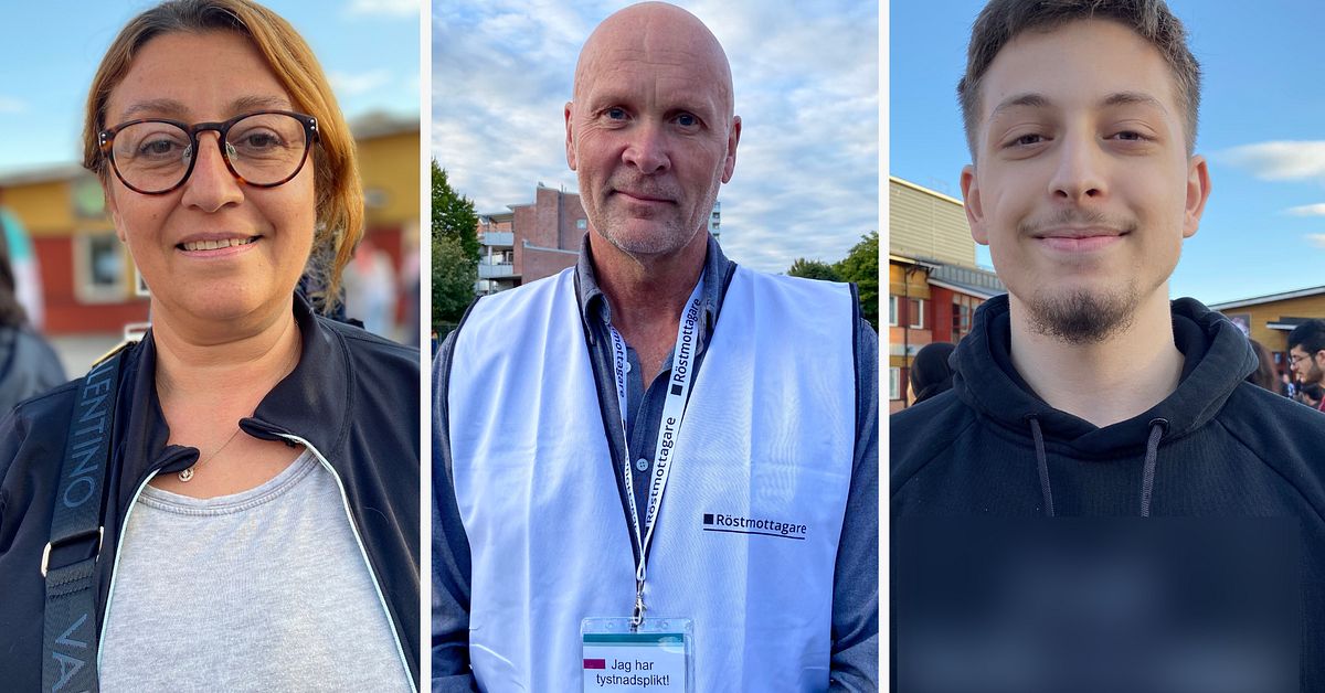 Med knappt två timmar kvar – långa köer till vallokalen i Vivalla | SVT ...