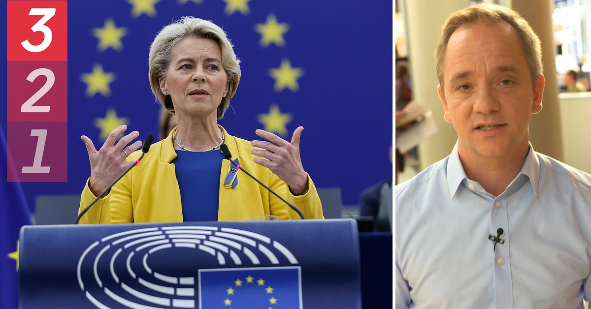 Lista: De viktigaste budskapen i EU-ordförandens årliga tal | SVT Nyheter