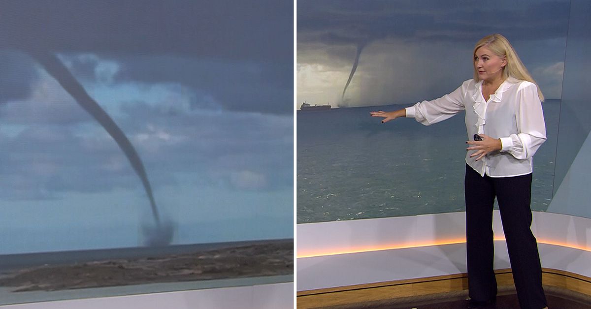 Här drar tromber fram över västra Sverige | SVT Nyheter