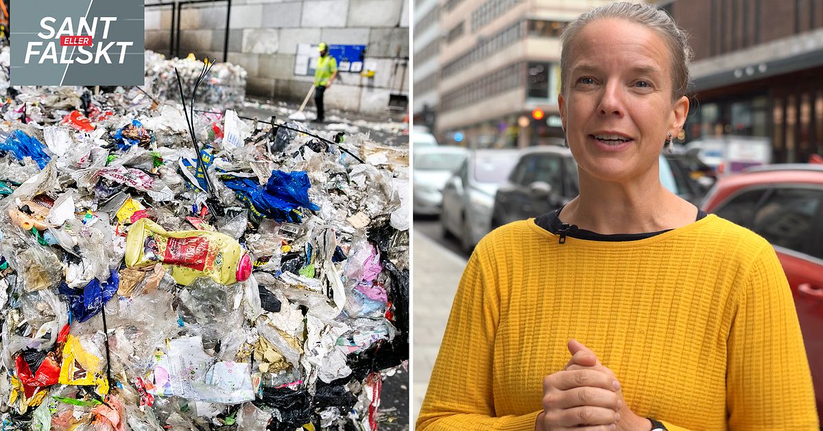 Sant eller falskt: Fem myter om plaståtervinning | SVT Nyheter
