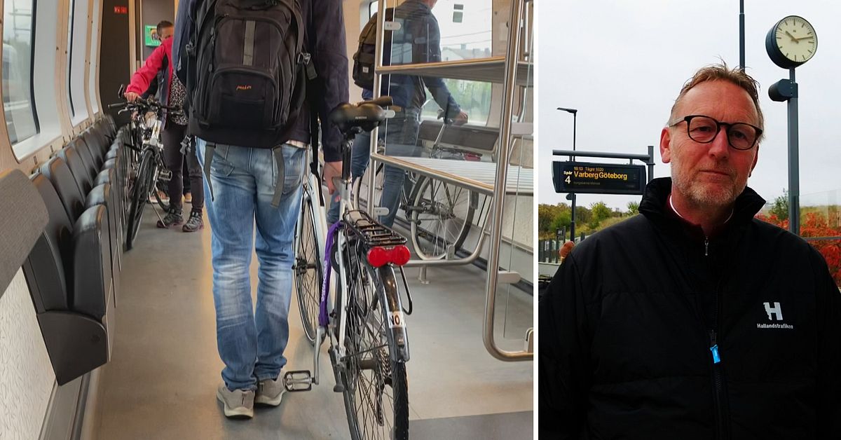 Cykelboom på Öresundstågen – resenärer kan bli nekade plats | SVT Nyheter
