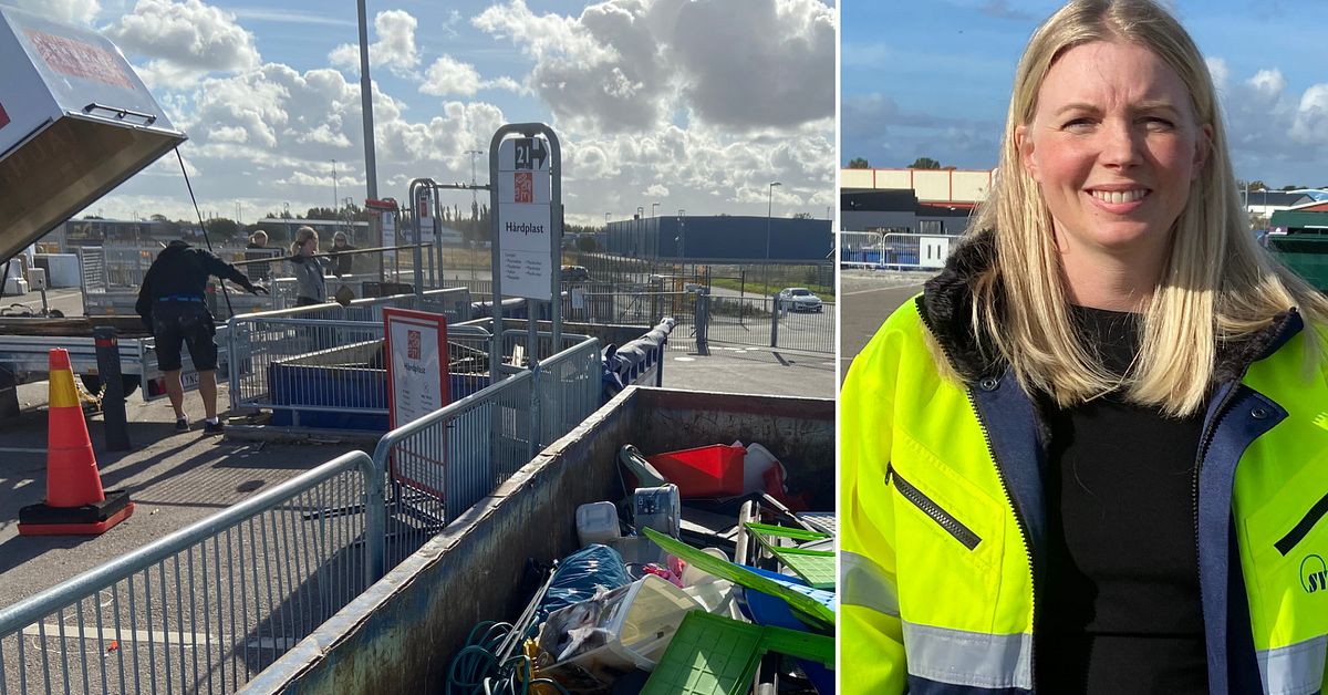 Sysav inför gräns för gratis besök på tippen | SVT Nyheter