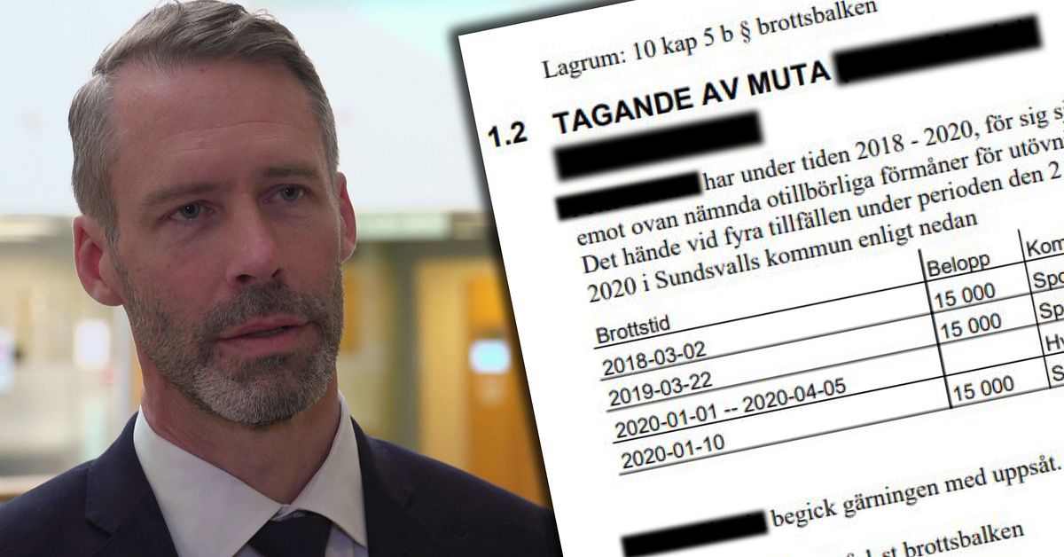 Ingen möjlighet för Sundsvalls kommun att kräva skadestånd i mutåtalet | SVT Nyheter