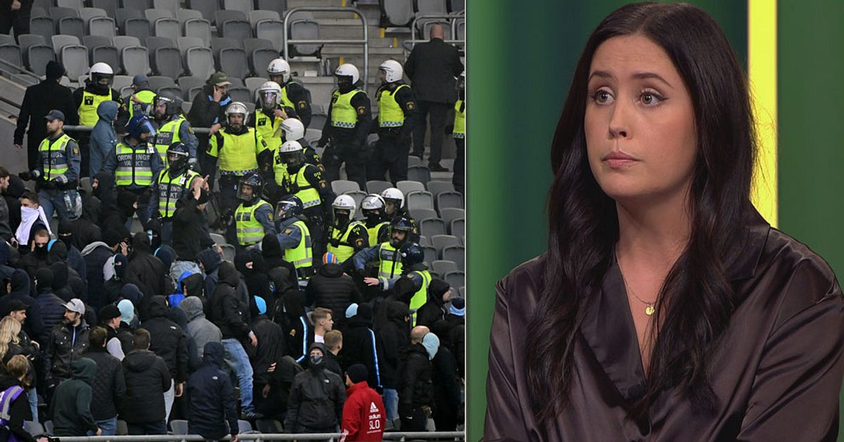 Fotboll: Therese Strömberg om avbrutna derbyt: ”Det är jättealarmerande ...