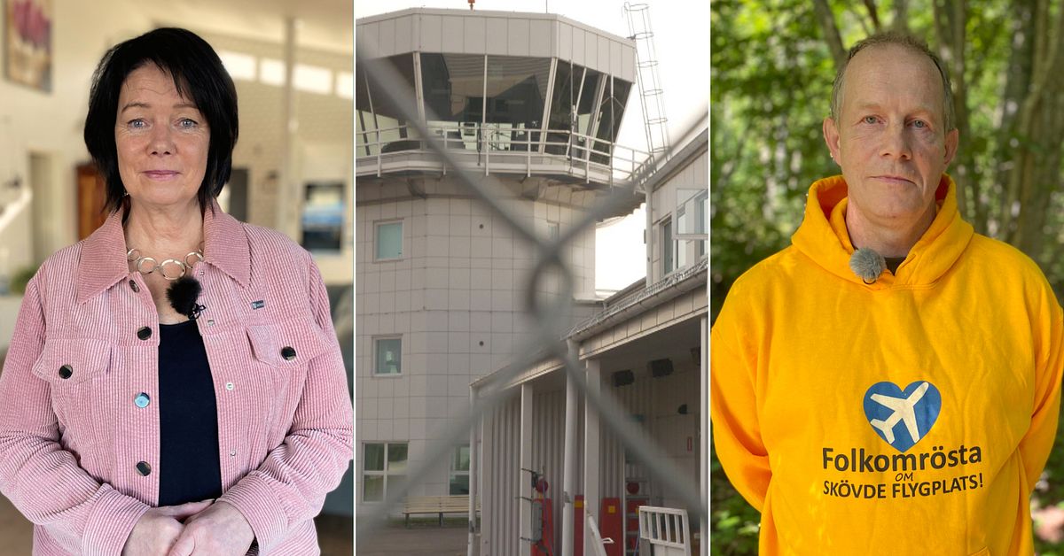 Förvaltningsrätten förklarar Skövdes beslut om flygplatsen för olagligt | SVT Nyheter