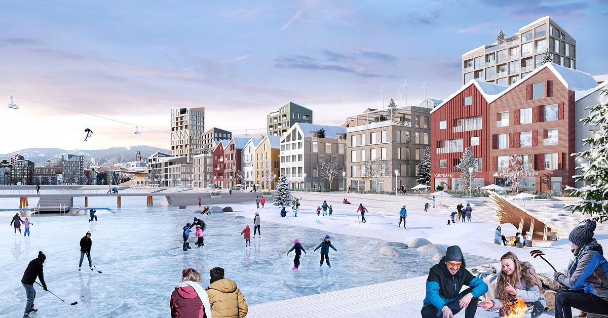Planen: Ny stadsdel i centrala Örnsköldsvik | SVT Nyheter