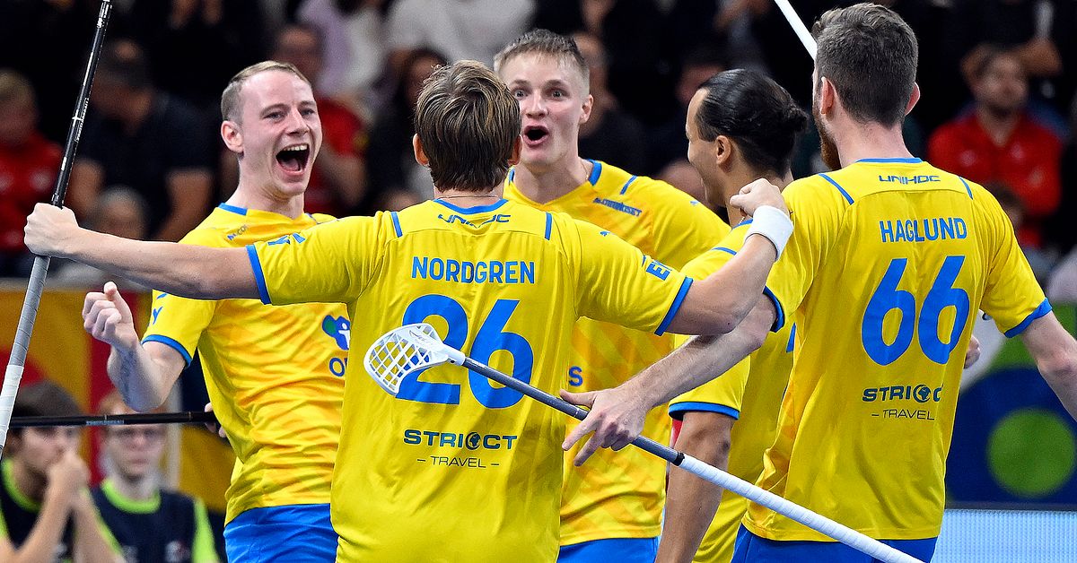 Innebandy: Sverige vinner innebandy-VM – efter kross av Tjeckien | SVT Sport