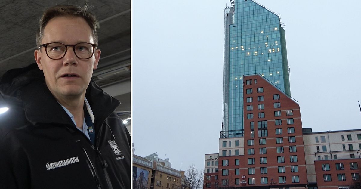 Skrapan i Västerås kan bli skyddat utrymme vid kris och krig | SVT Nyheter