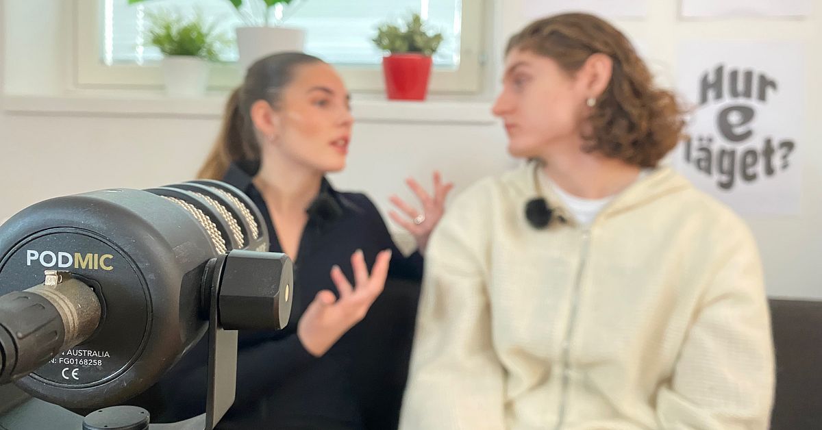 Psykisk ohälsa ökar bland unga – gymnasieelever startar podd för att fler ska våga berätta | SVT ...