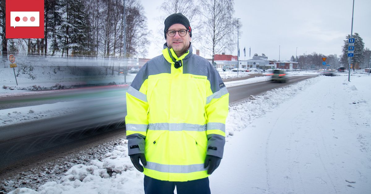 Trafik leds om genom Sandviken när E16 stängs av | SVT Nyheter