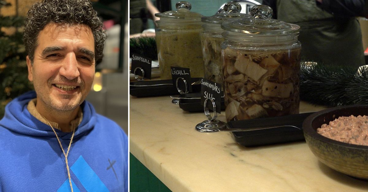 Kavian ordnar ett månadslångt julbord för hemlösa | SVT Nyheter