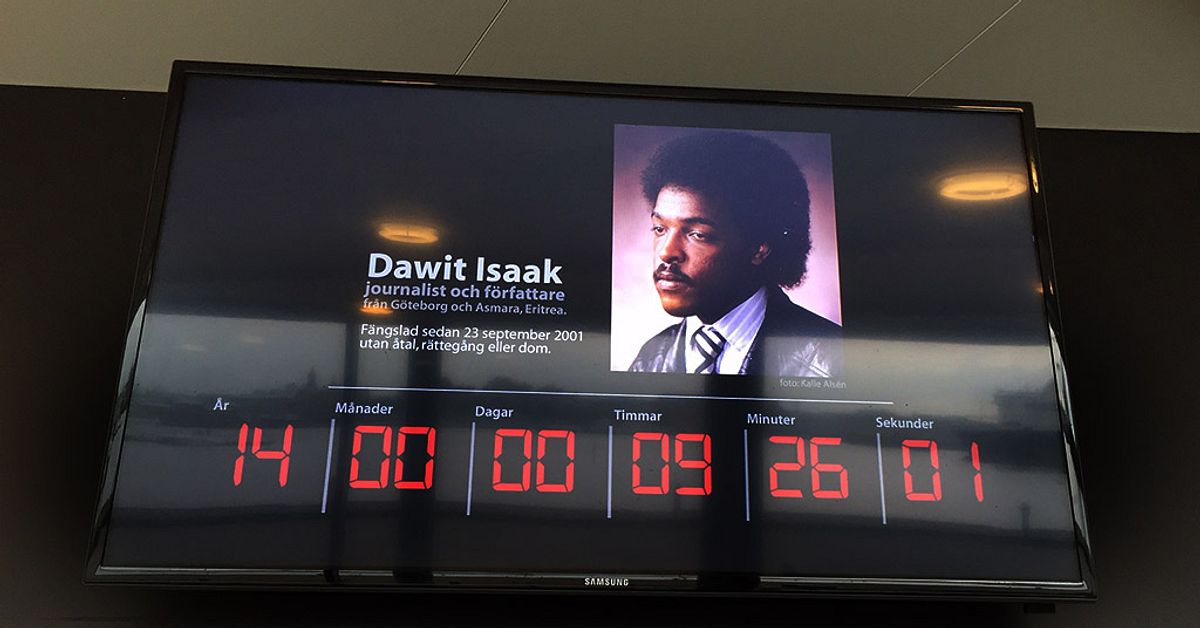 Dawit Isaak i fängelse i 14 år | SVT Nyheter