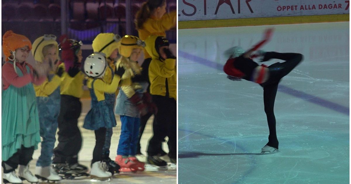 Arenan intogs av dalmatiner och pirater – konståkare bjöd på julshow ...