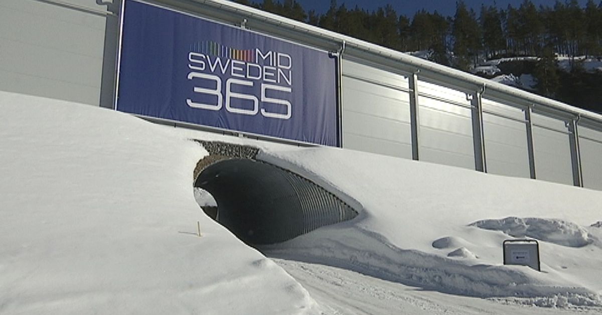 Risk för ras och skred stoppar utbyggnadsplaner vid skidtunneln i Gällö | SVT Nyheter
