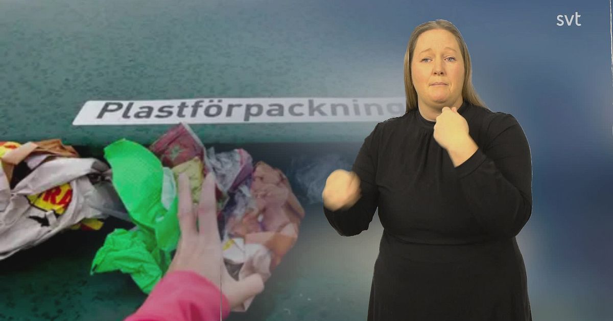 Plasten samlas in – och eldas upp | SVT Nyheter