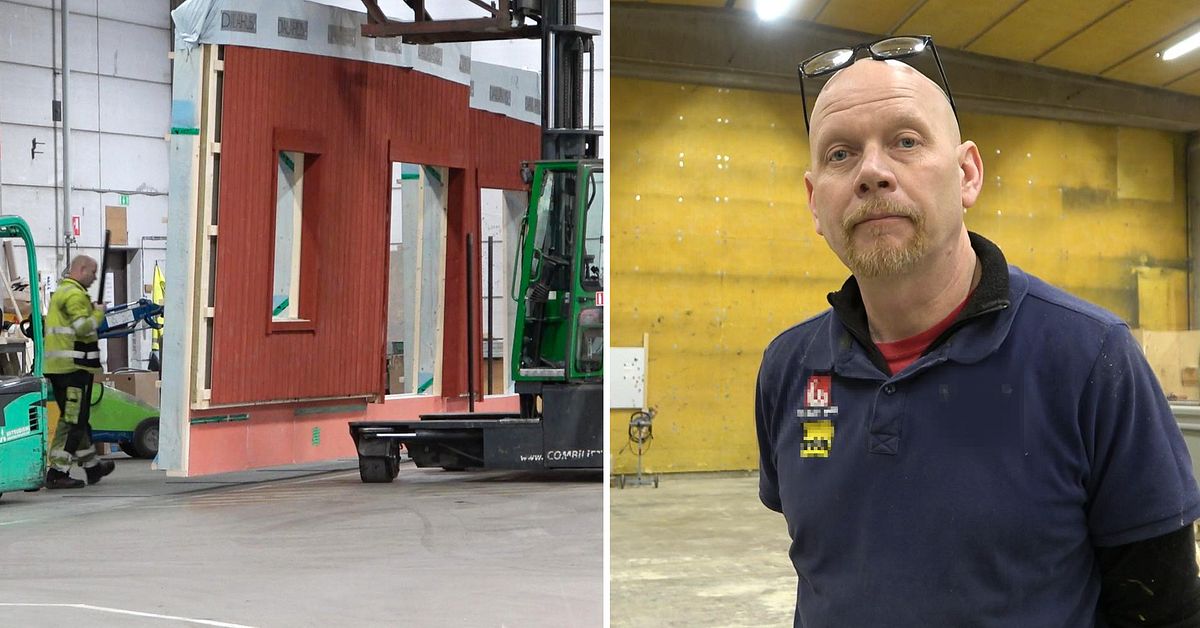 Han gör sin sista dag på jobbet i Linghed – kris bland hustillverkare ...