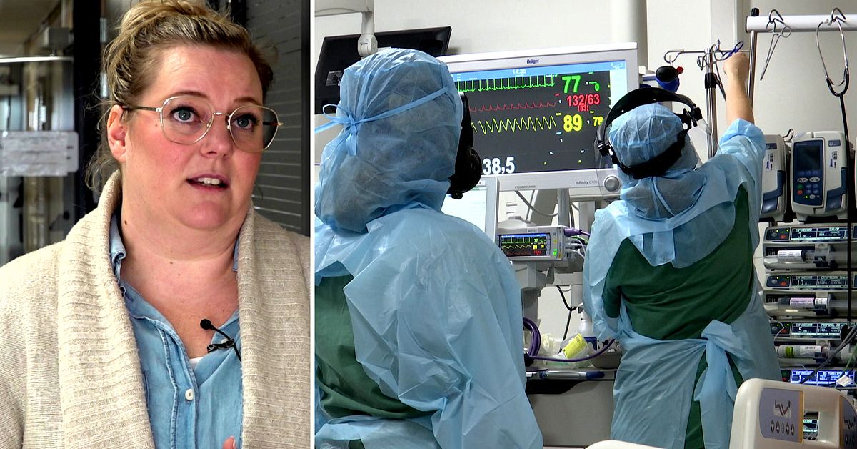 Intensivvårdssjuksköterskan om det tuffa jobbet på covid-iva under pandemin | SVT Nyheter