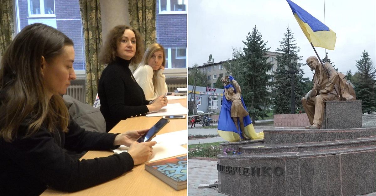 Yuliia från Ukraina: ”Det här projektet är fantastiskt” | SVT Nyheter