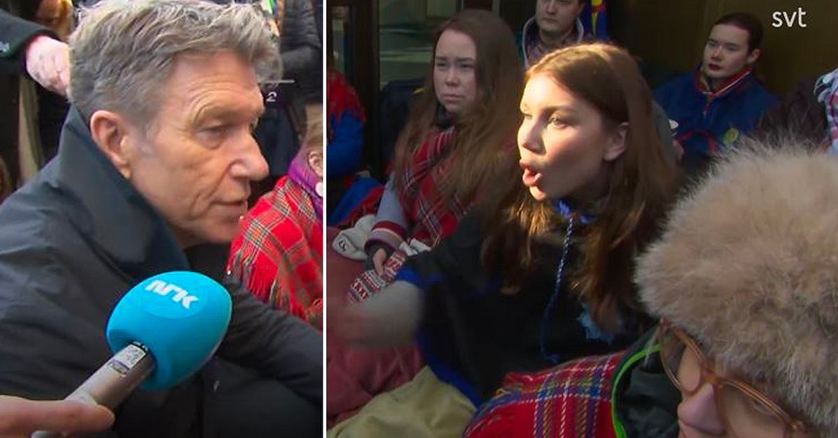 Polisen: Samiska demonstranter i Oslo kan slippa böter | SVT Nyheter