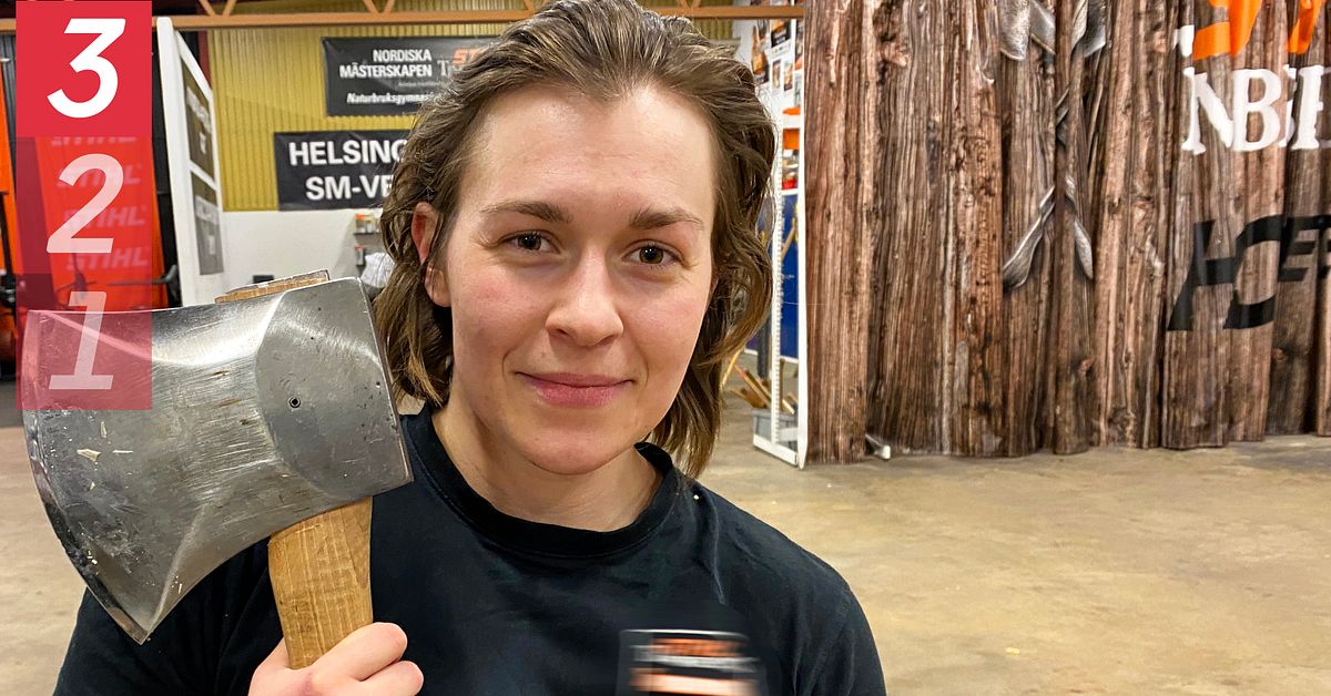 Lista: Så hugger du ved på bästa sätt – timbersportaren Tove från Orsa ...