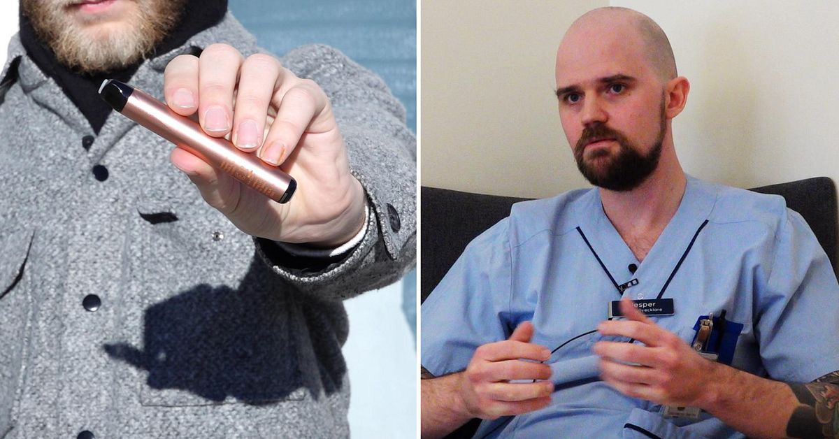 E-cigg marknadsförs som sätt att sluta röka – tobaksavvänjaren på USÖ ...