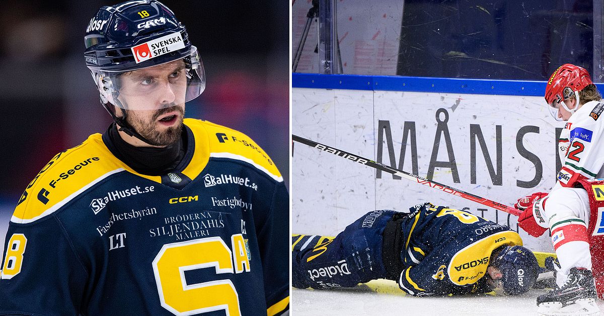 Ishockey: Säsongen över för Linus Videll: ”Hårsmån från livshotande ...