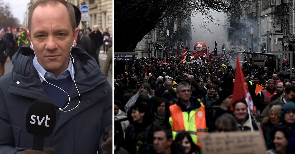 Storstrejk i Frankrike mot pensionsreform – miljontals fransmän på ...