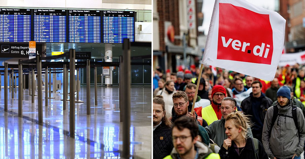 Massiv strejk väntas i Tyskland: ”Landet kommer att förlamas” | SVT Nyheter