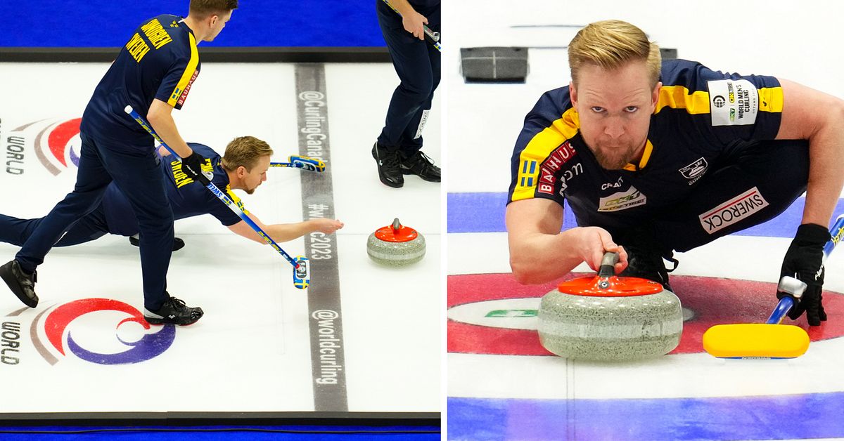 Curling: Svensk kross i VM-premiären – dominerade mot Tyskland | SVT Sport
