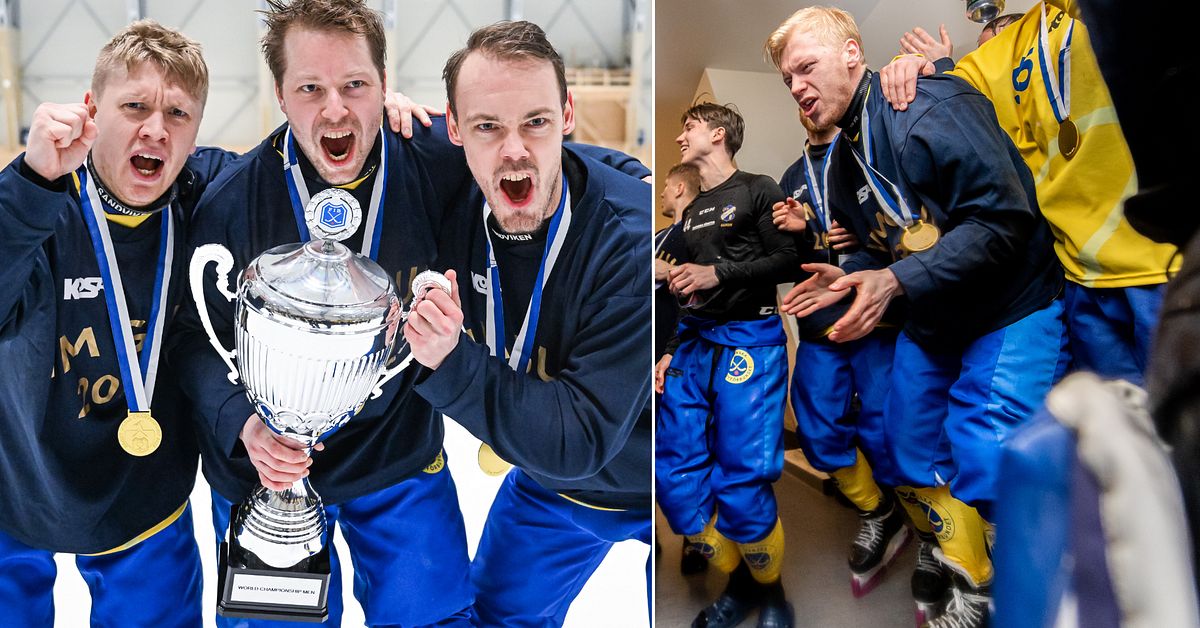 Bandy: Svenskt VM-guld efter drömminuter | SVT Sport