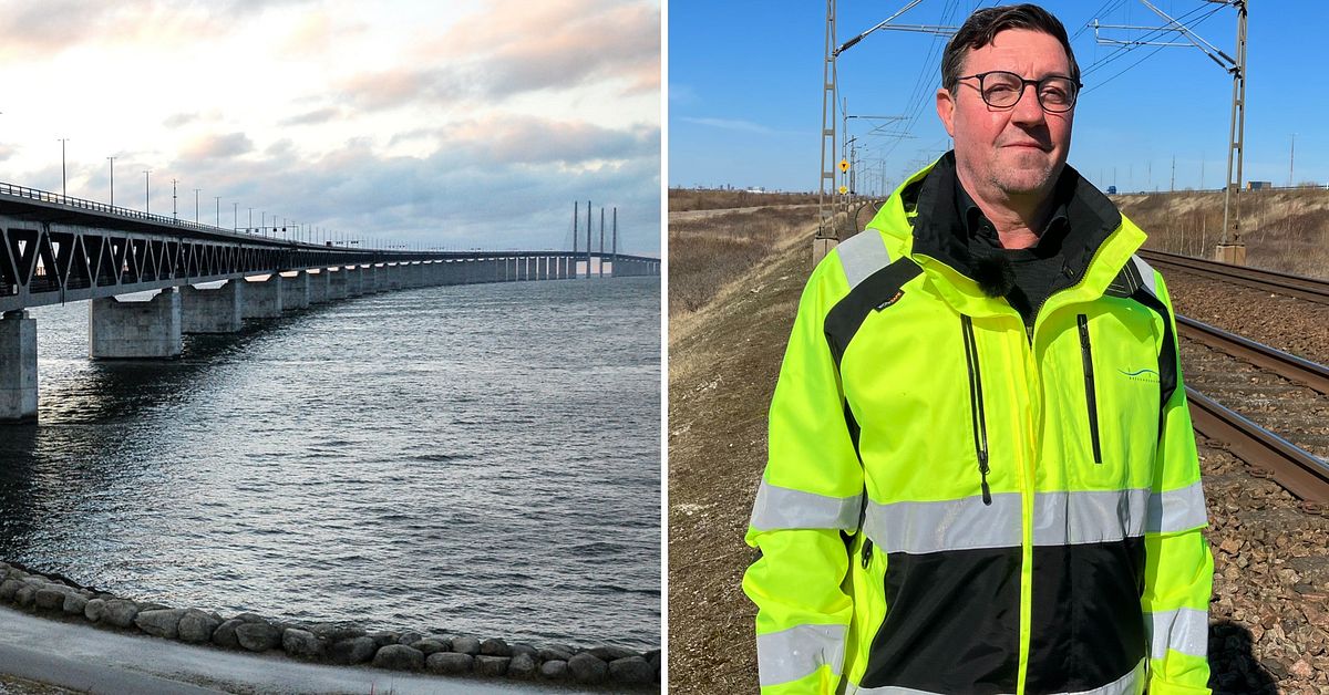 Spricka i tågspår på Öresundsbron – tuff påskvecka för resenärer | SVT ...